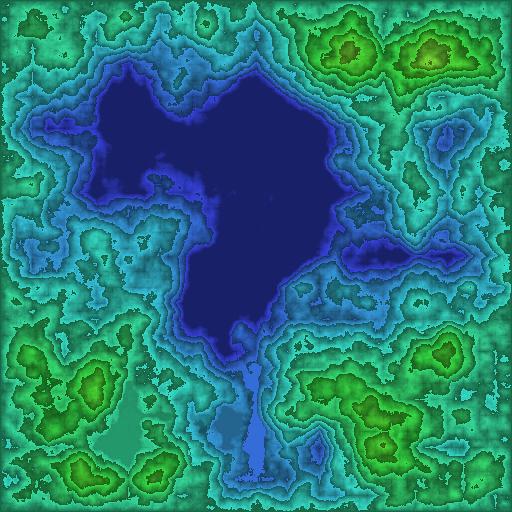 An Algorithm for the Visualization of a Terrain with Objects.
